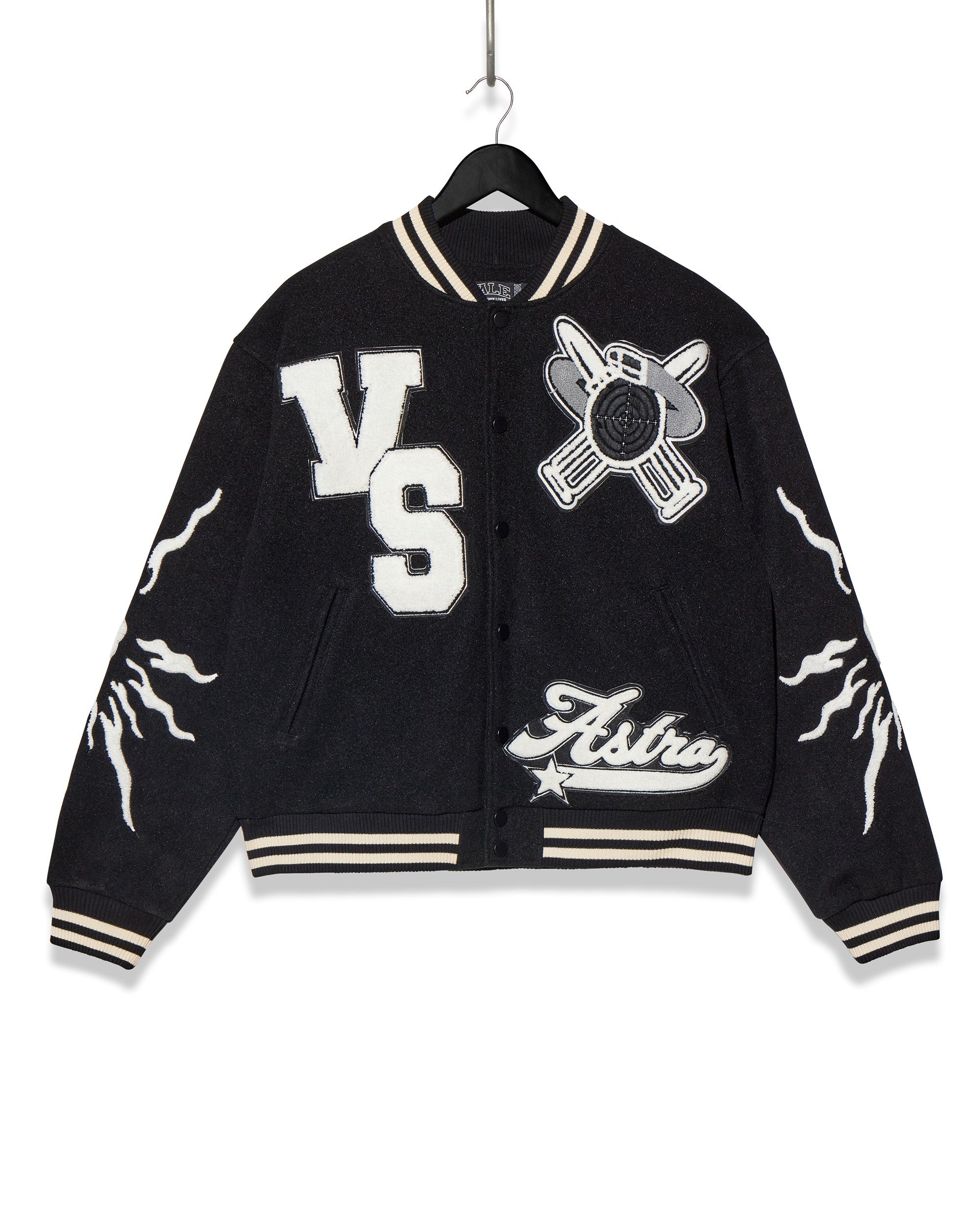 VALE VARSITY JACKET BLACK – VALE JERSEY CITY